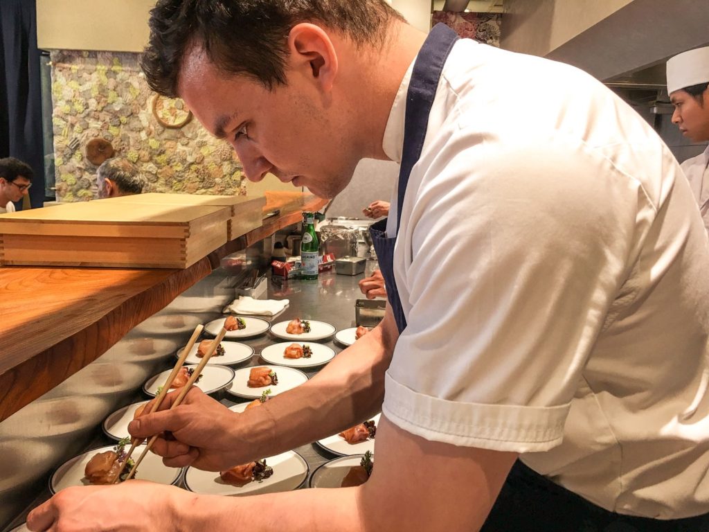 Chef Krzysztof Czerwinski (LONDON) & Wallace Lau (HONG KONG) the ...